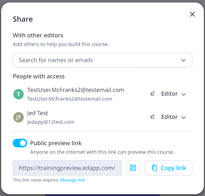 Public Course Previews