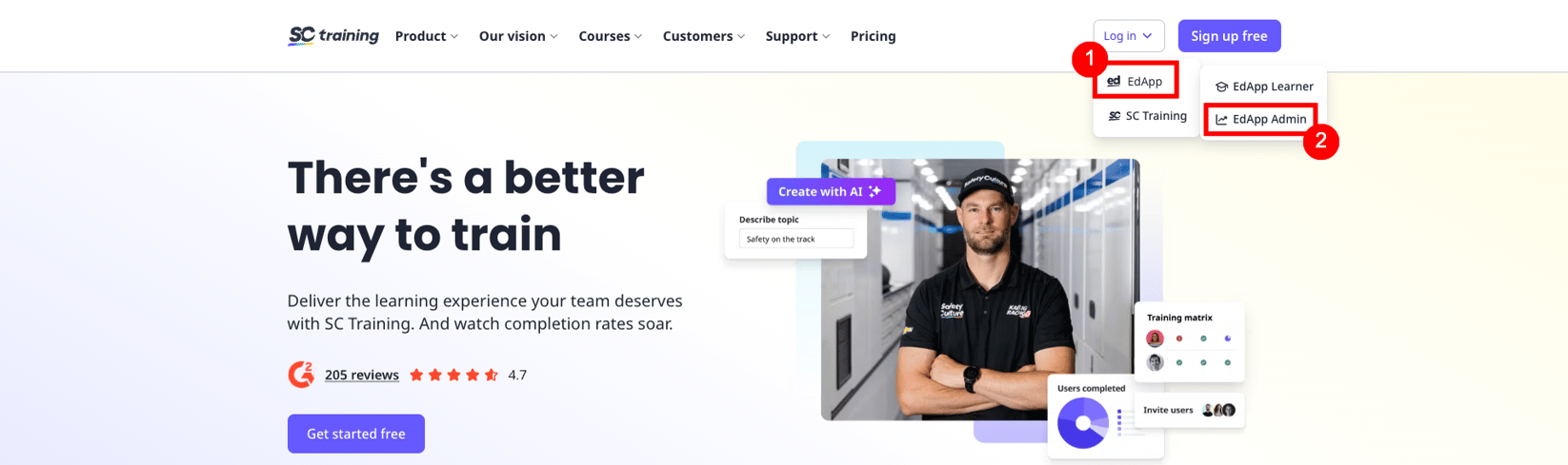 How an admin can access a course as a learner
