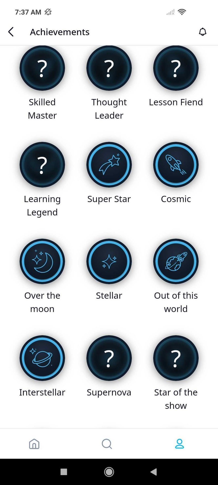 Learner's Guide to Achievements