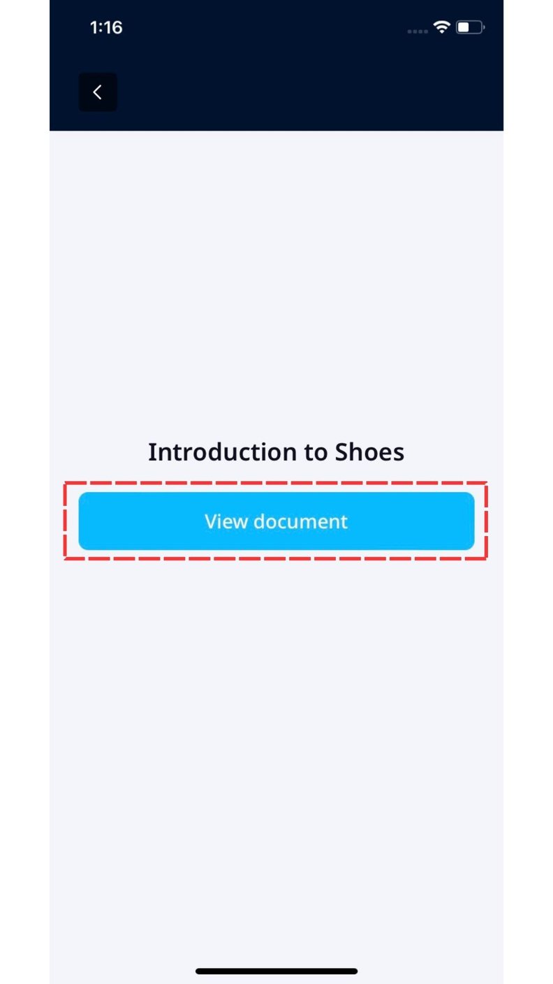 How do I access the briefcase on the learner's app?
