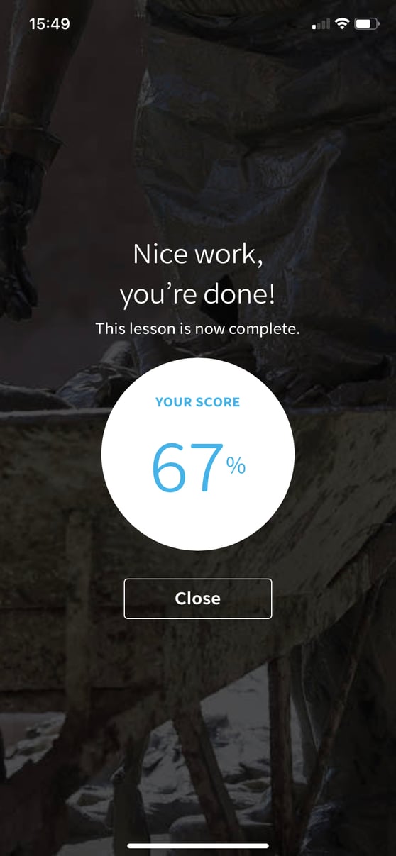 Difference between scores and stars