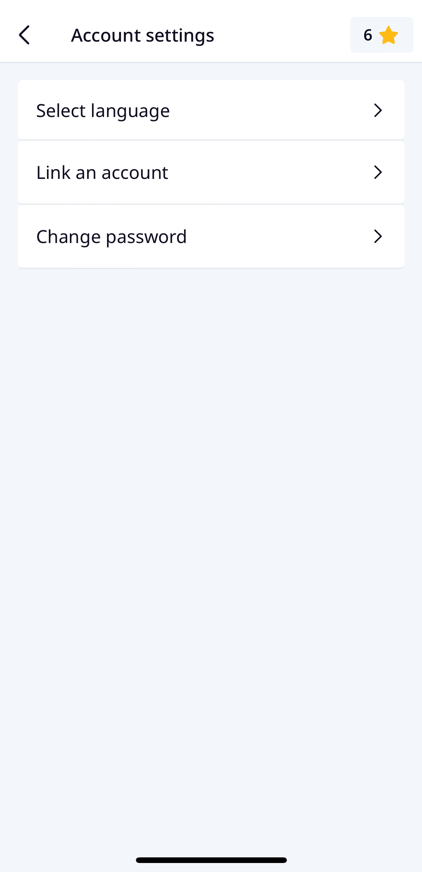 Learner guide: Edit language settings in app
