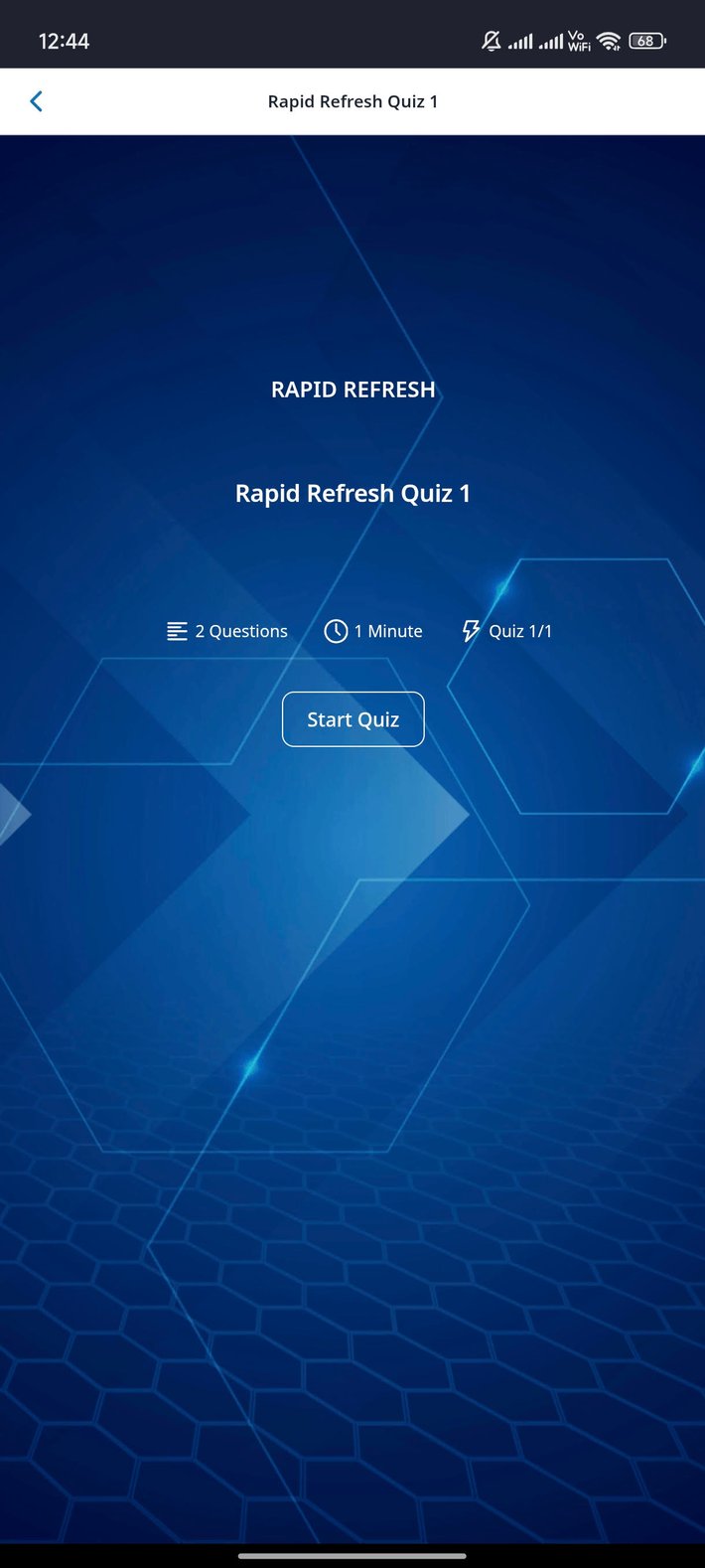 Learner Guide to Rapid Refresh