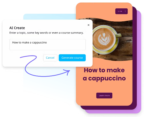 Create with AI Create