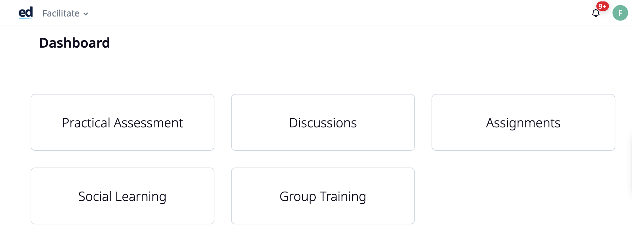 Logging in as a Facilitator