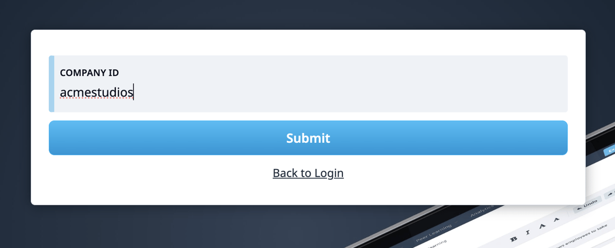 Configure SSO for the LMS (Admin Portal)