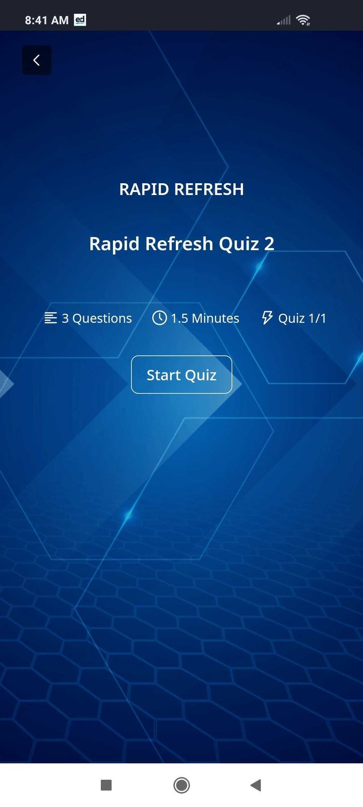 Learner Guide to Rapid Refresh