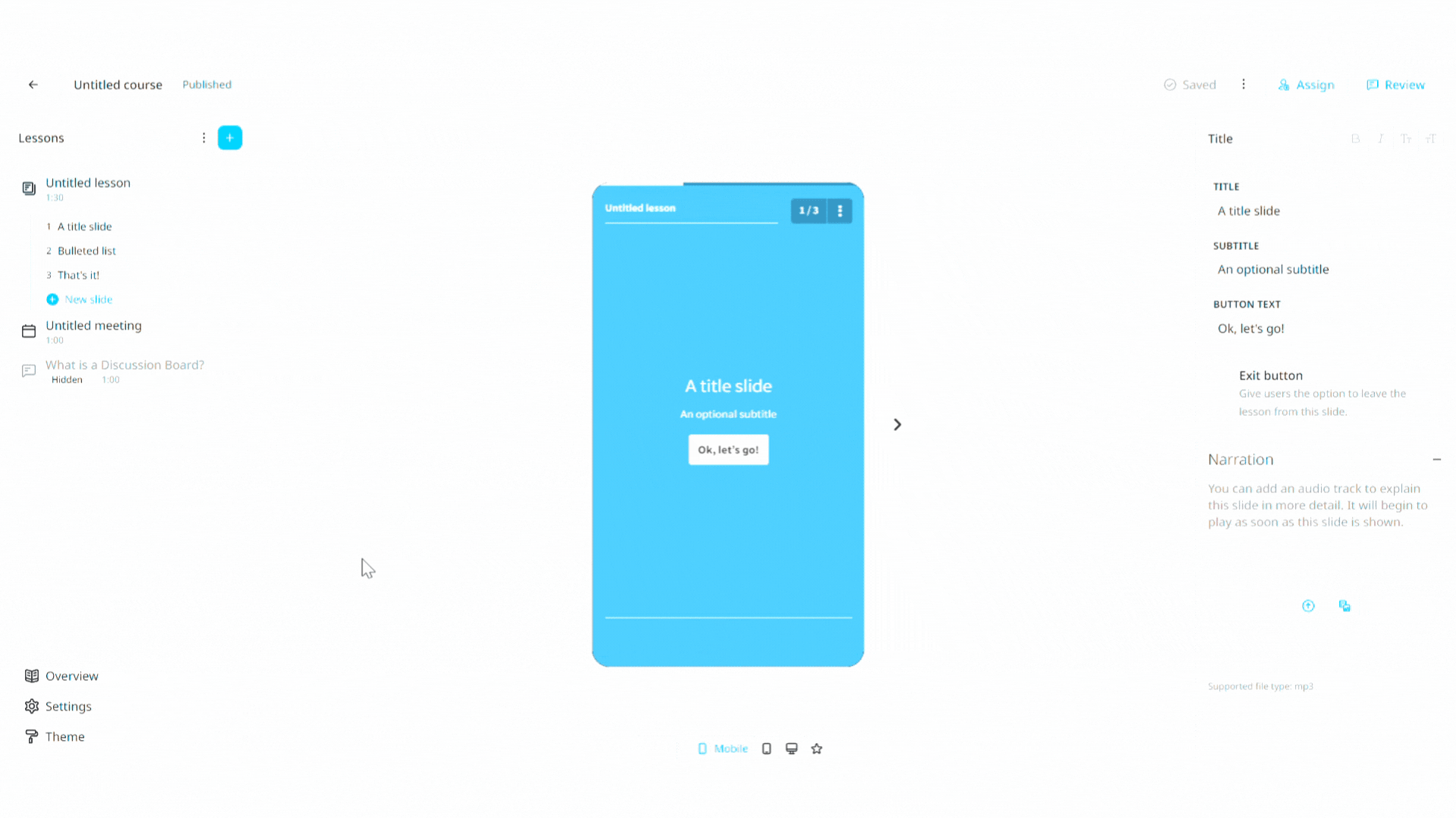 Overwrite Course Content