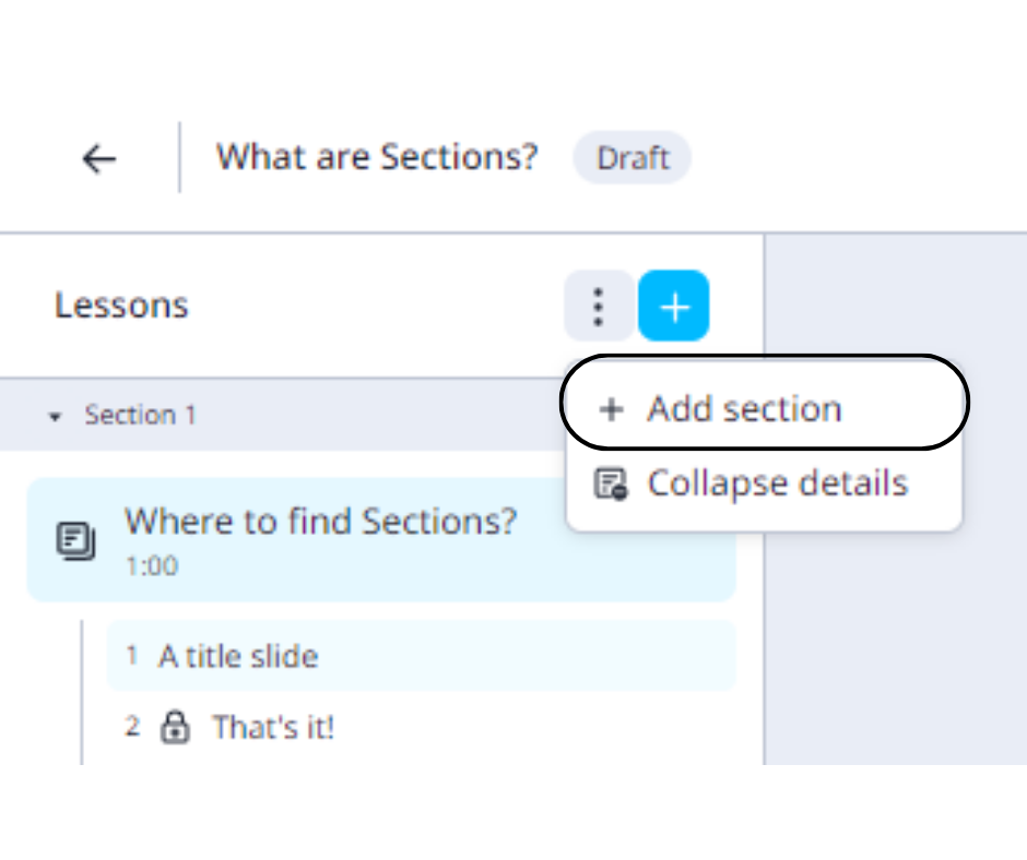 What are Sections and how to use them