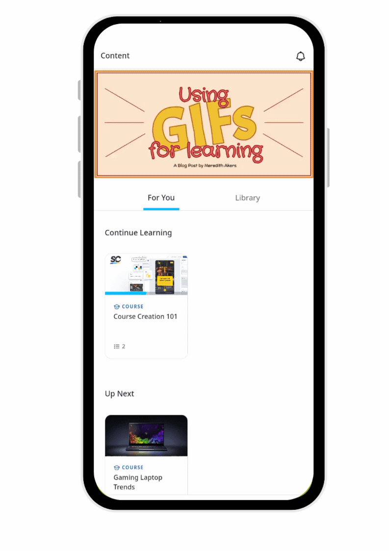 GIFs on EdApp