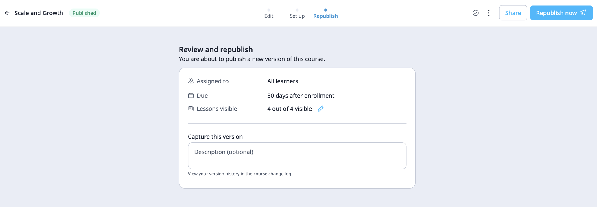 Versioning