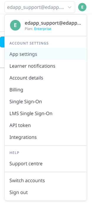 Turning off the sound effects in EdApp