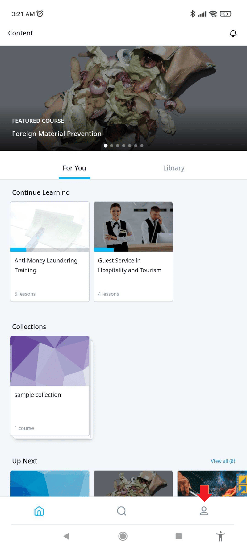 How to Sign Out of the Learner's App