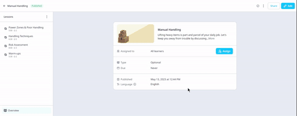 How to download and save your lessons as a PDF
