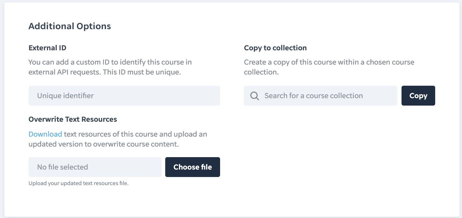 Overwrite Text Resources